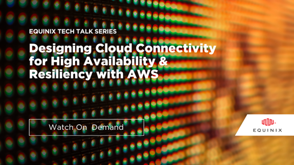 Designing Cloud Connectivity For High Availability And Resiliency With Aws