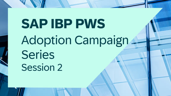 Customer Use Cases Enabled by SAP IBP Planner Workspaces