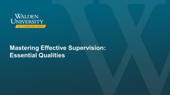 Counseling Learning Communities: Mastering Effective Supervision: Essential Qualities