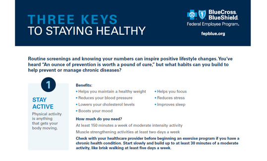 Three Keys to Staying Healthy
