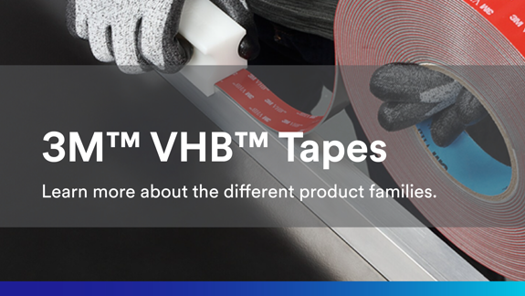 Webinar: 3M™ VHB™ Double Coated Tapes