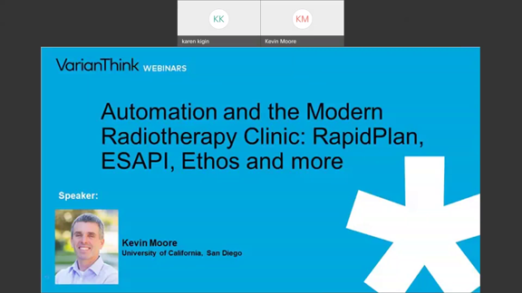 VarianThink webinar Automation and the Modern Radiotherapy Clinic RapidPlan, ESAPI, Ethos and ...
