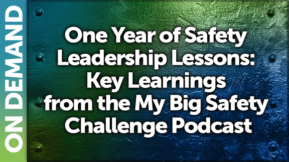 One Year of Safety Leadership Lessons: Key Learnings from the My Big ...