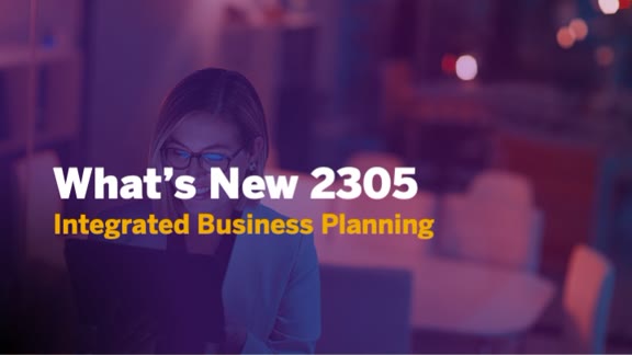 SAP IBP What's New 2305: Synchronized Planning, Inventory Optimization ...