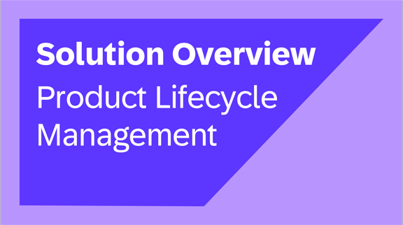 Product Lifecycle Management Solution Overview