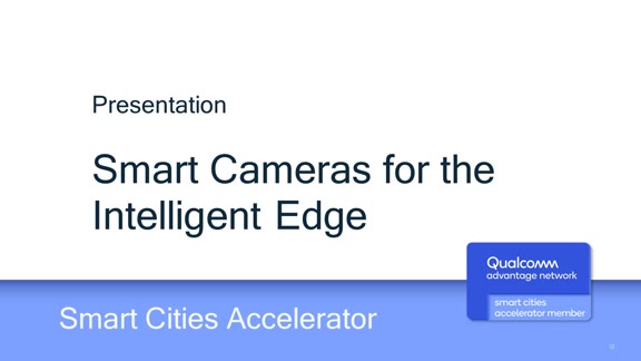 Presentation: Smart Cameras for the Intelligent Edge