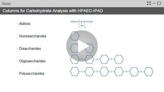 Webinar: How to select columns for carbohydrate analysis