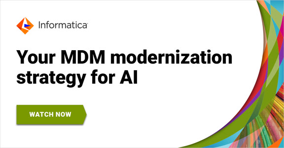 Navigate to AI-ready data with Informatica's MDM modernization offering