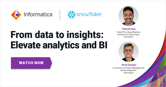 From Data to Insights: Leading-Edge Analytics & BI with Informatica ...