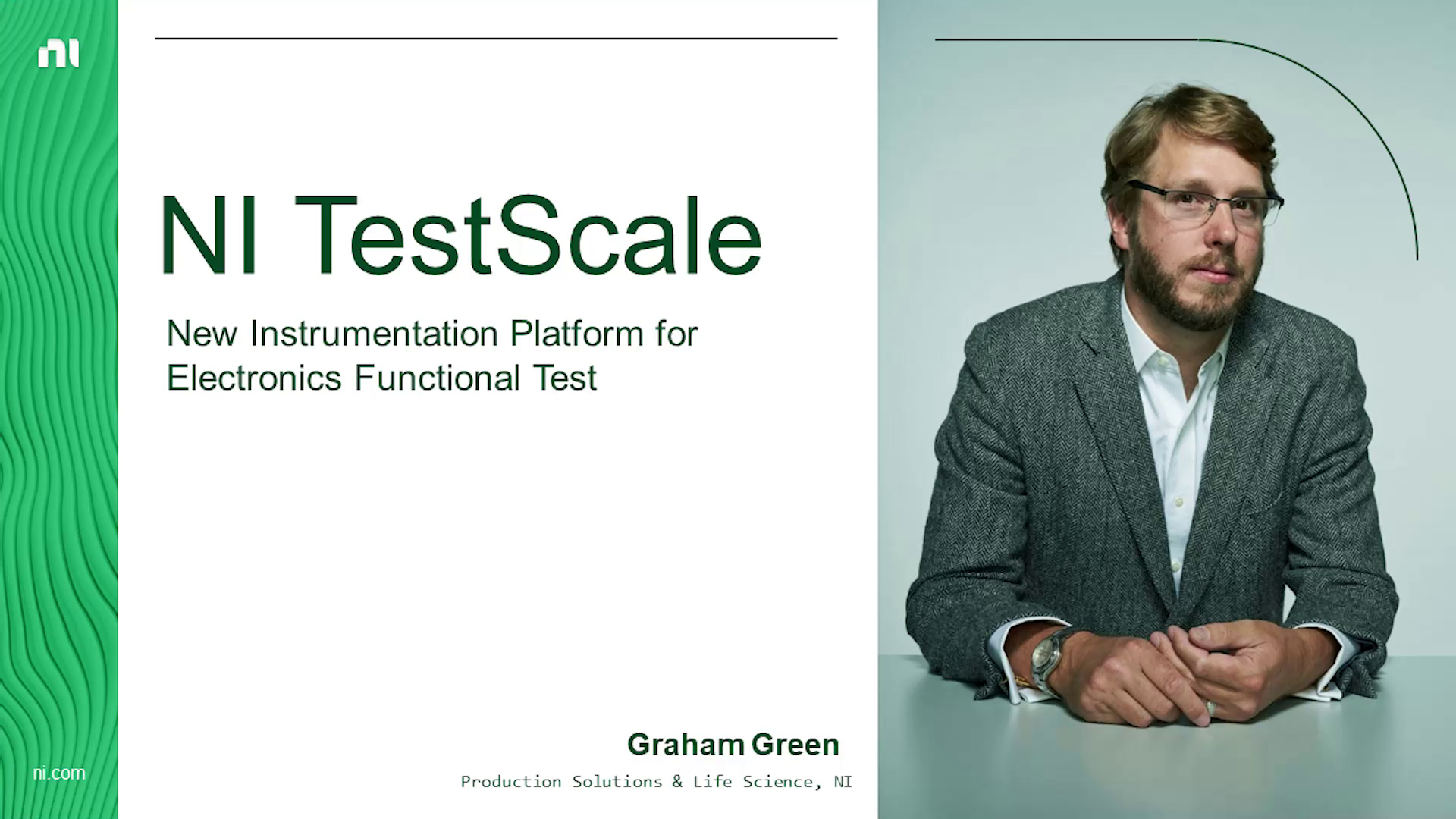 NI TestScale New Instrumentation Platform for Electronics Functional Test