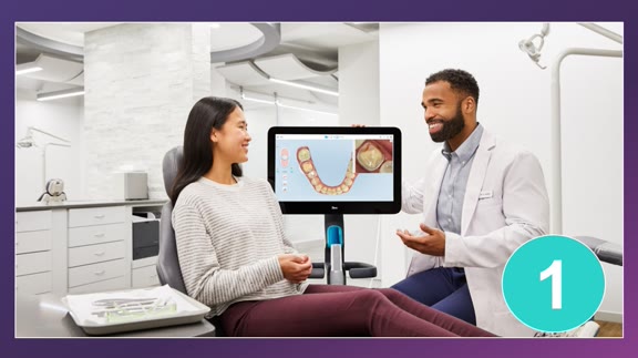 iTero- Pre- scanning for a single unit crown