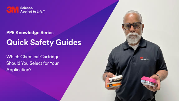 Watch quick safety guide on selecting chemical cartridges