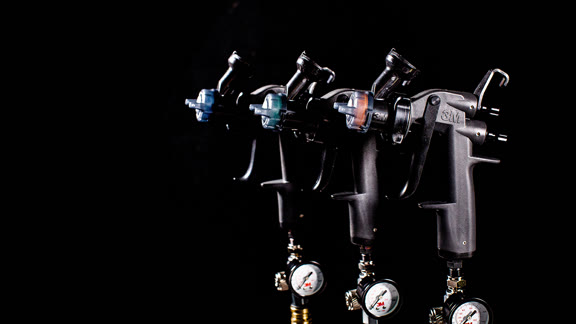 3M™ Performance Fine Finish Atomising Heads in action