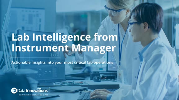 Lab Intelligence from Instrument Manager