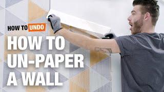 ON DEMAND HOW TO UN-PAPER A WALL