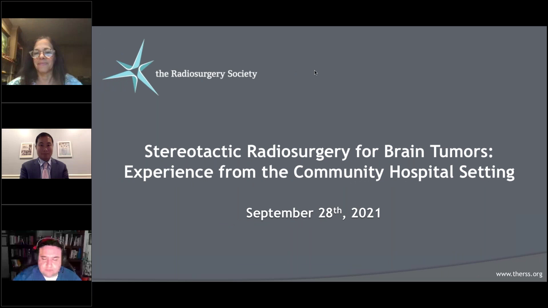 Varian-sponsored RSS webinar - Stereotactic Radiosurgery for Brain ...