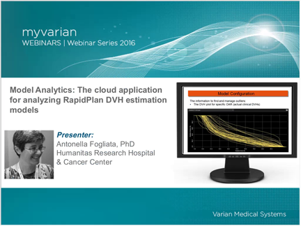MyVarian webinar Model Analytics The cloud application for analyzing ...