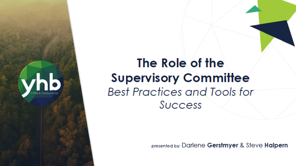 The Role of Supervisory Committees: Best Practices and Tools for Success